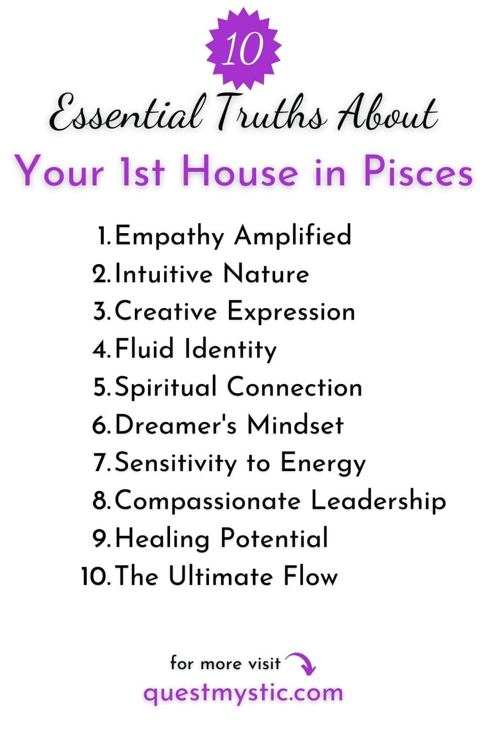 10 Irresistible 1st House Pisces Traits: Secrets Revealed - Quest Mystic