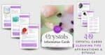 Printable Crystal Information Cards Freebie - Quest Mystic