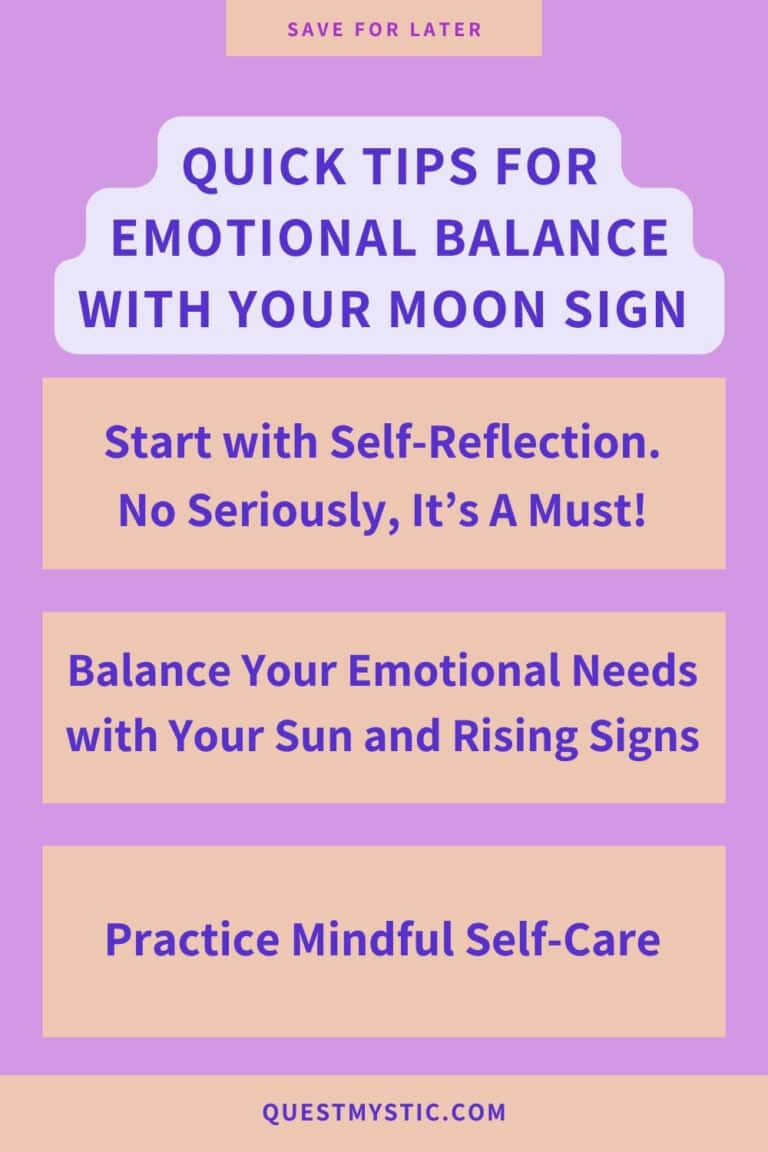 What Is A Moon Sign? An Essential Guide To Emotional Balance - Quest Mystic